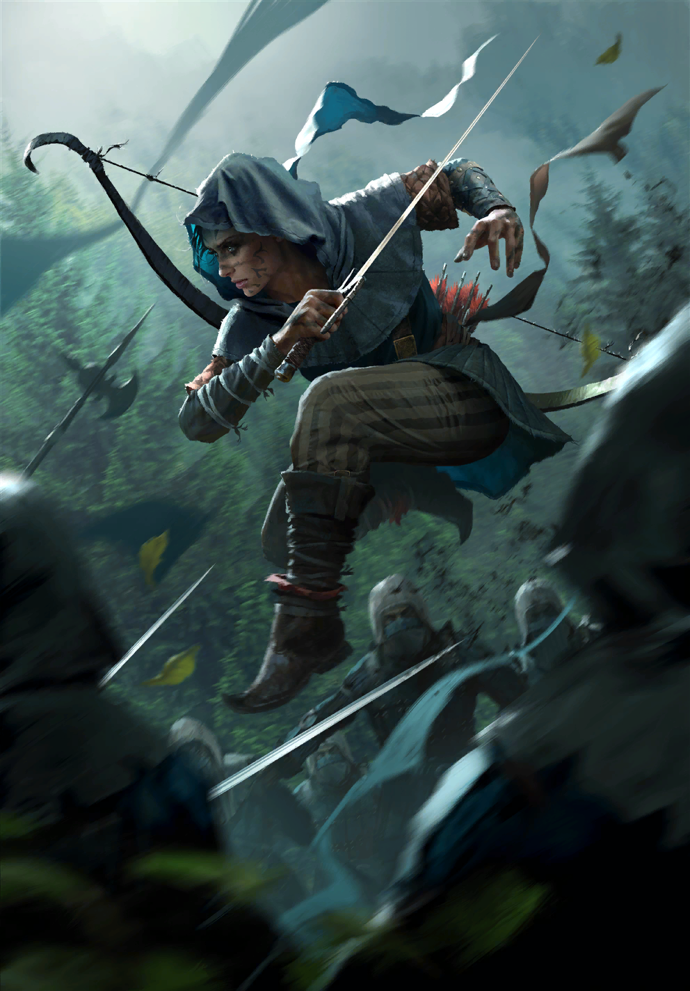 Elven Wardancer 4k Upscaled Wallpaper : r/gwent