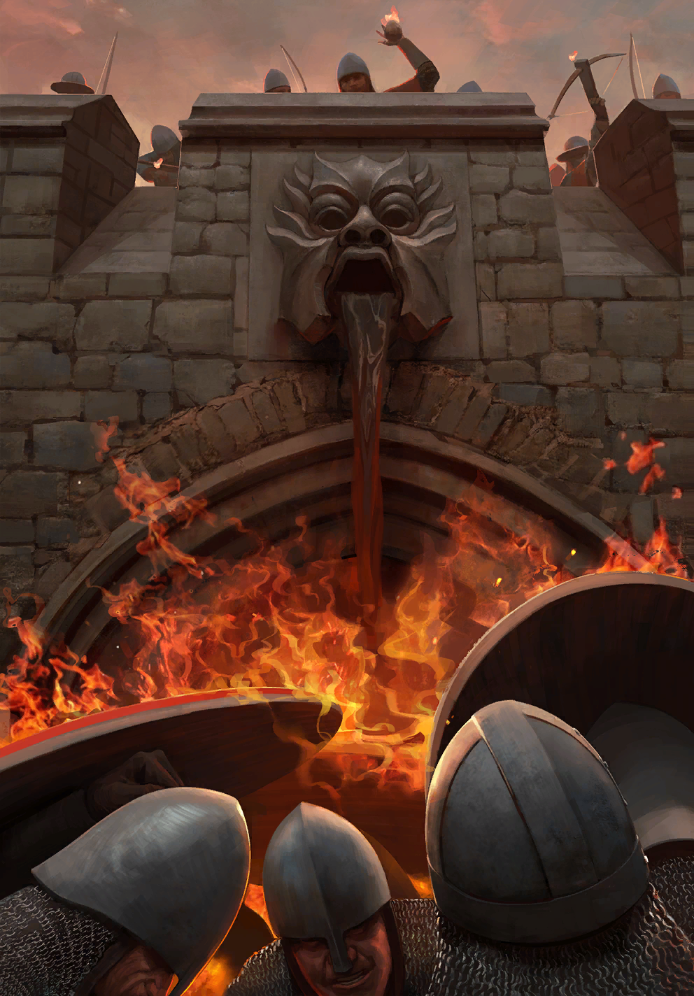 Boiling Oil - Warfare